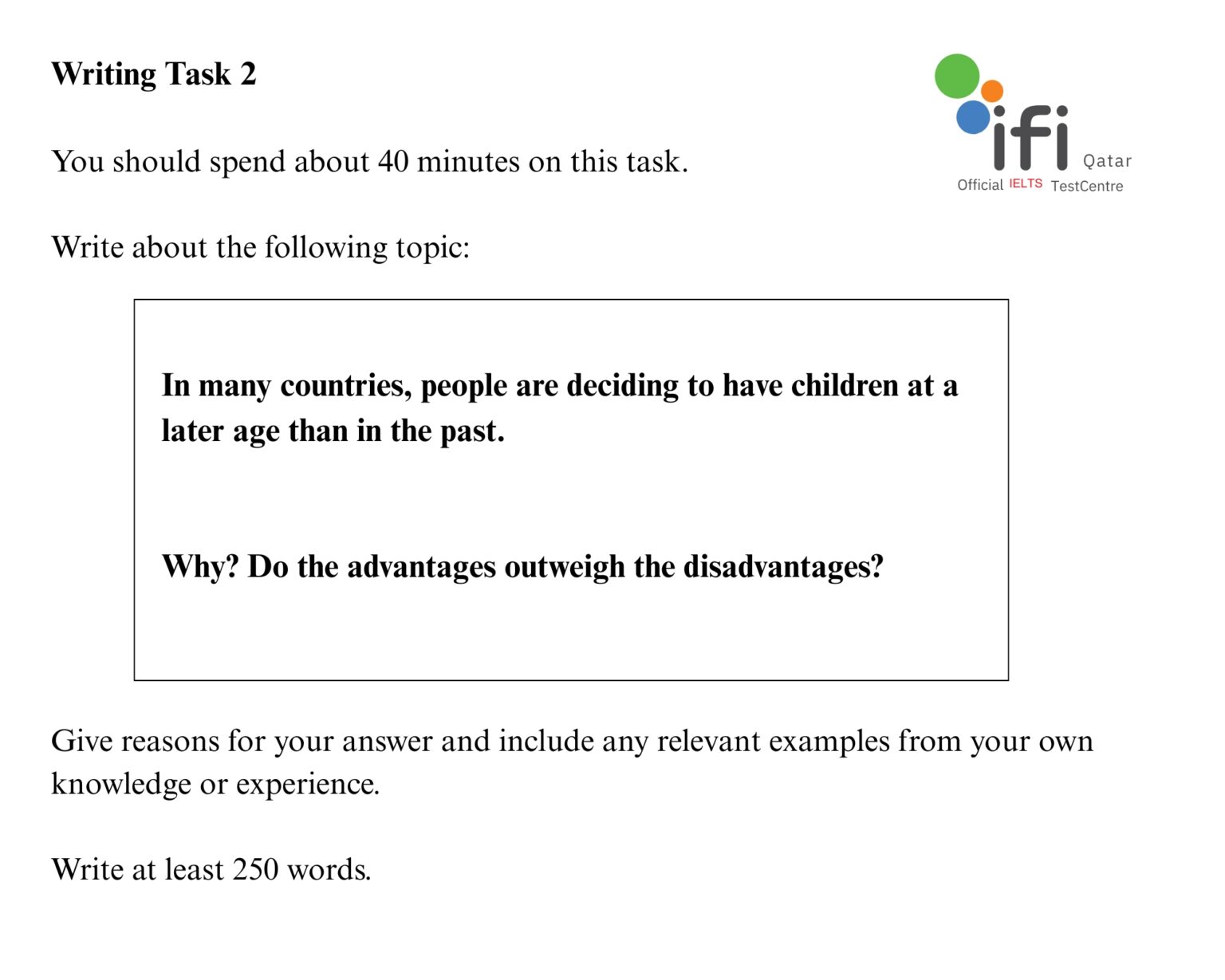 Task 2 Sample Answer: Study Model Responses Effectively - IDP Qatar ...